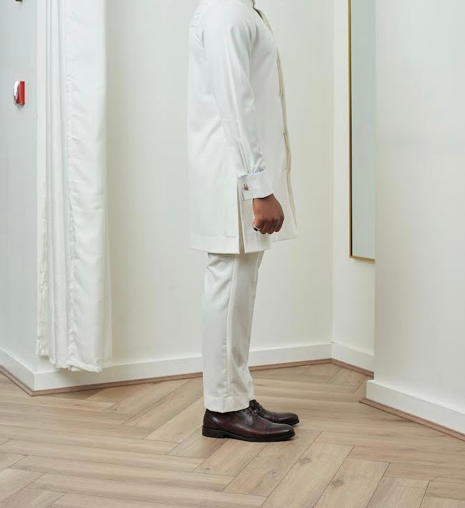 Saka Kaftan Bottom - White – philipdadajr