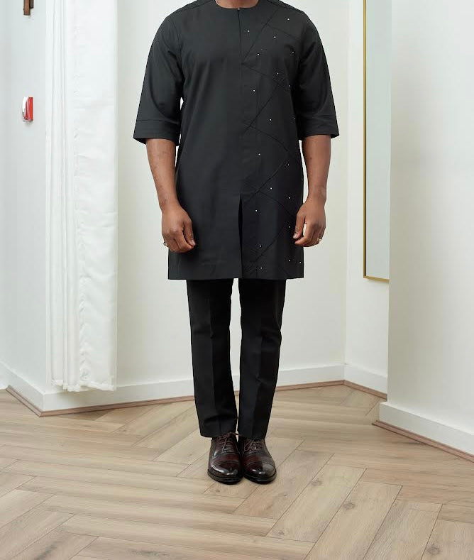 Galaxy Kaftan Bottom - Black – philipdadajr