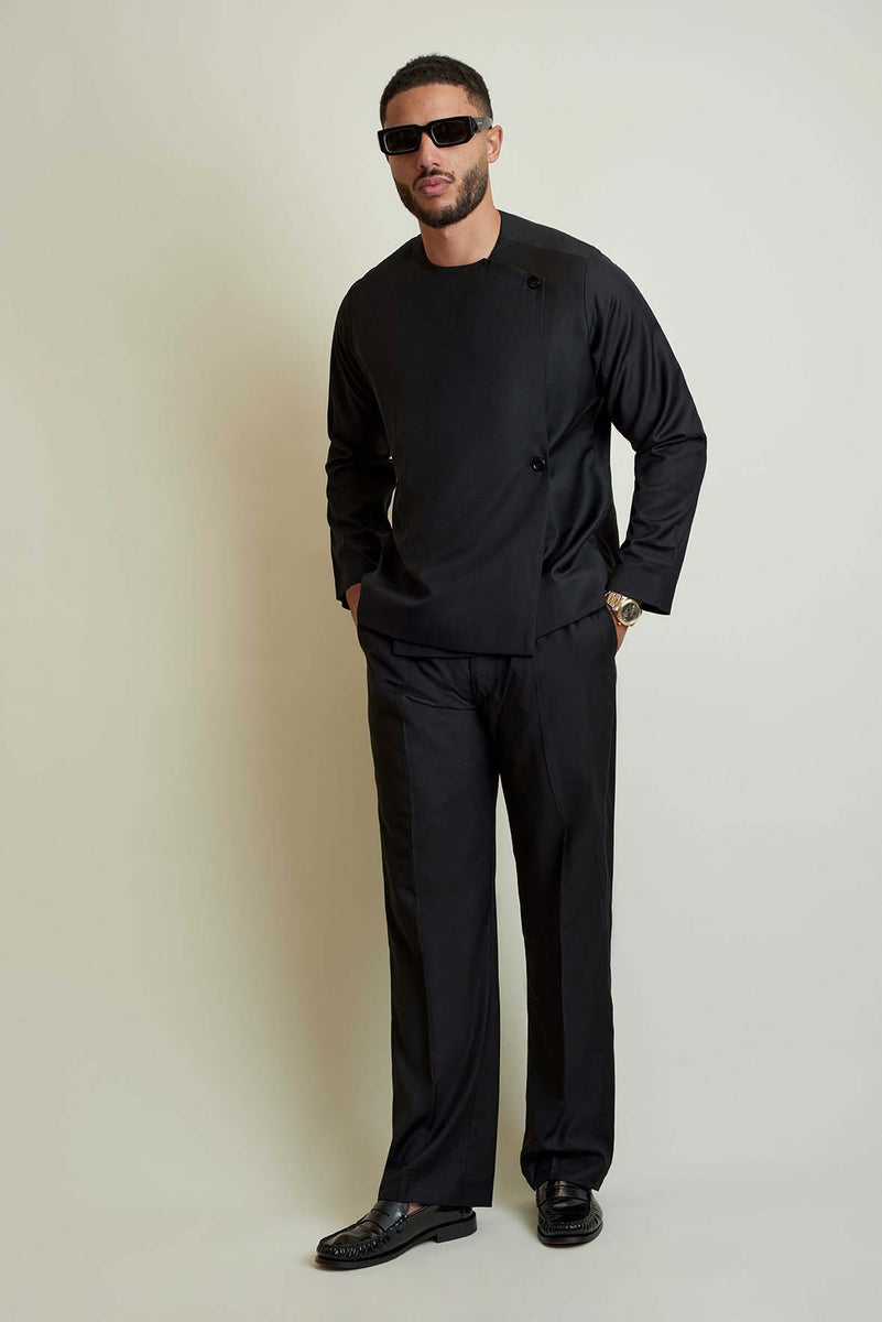 Rana Kaftan Top in Black – philipdadajr