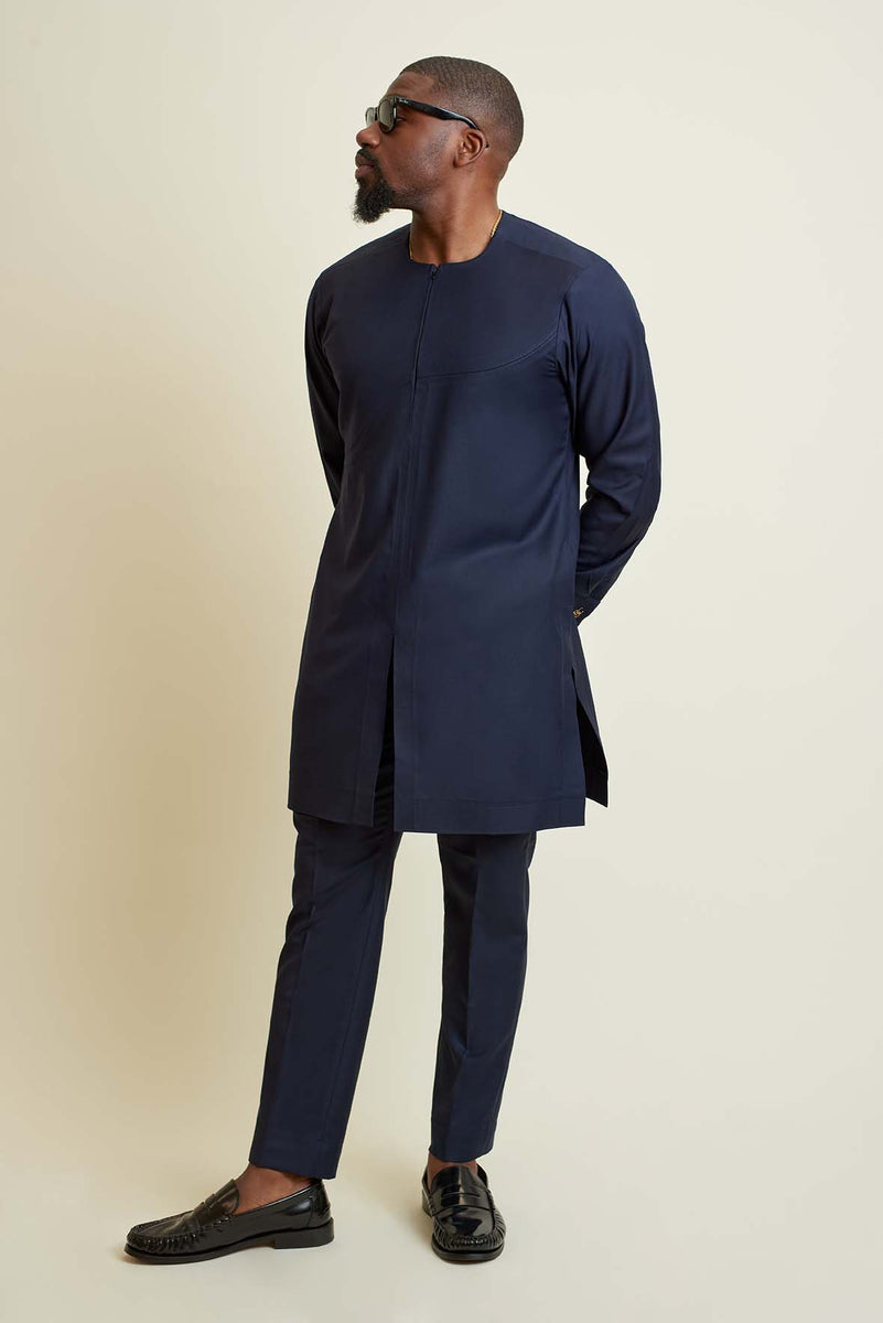 Ogosi Trouser in Navy Blue – philipdadajr